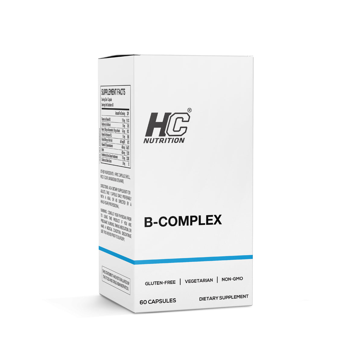 HC Nutrition B-Complex | 60 Capsules – Klouds