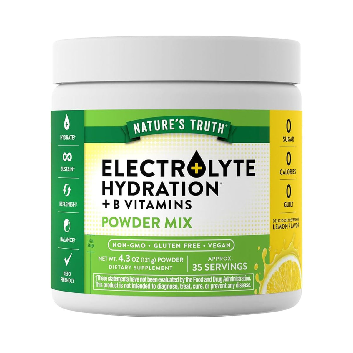 Nature’s Truth Electrolyte Hydra Power – Hydration Powder – Klouds